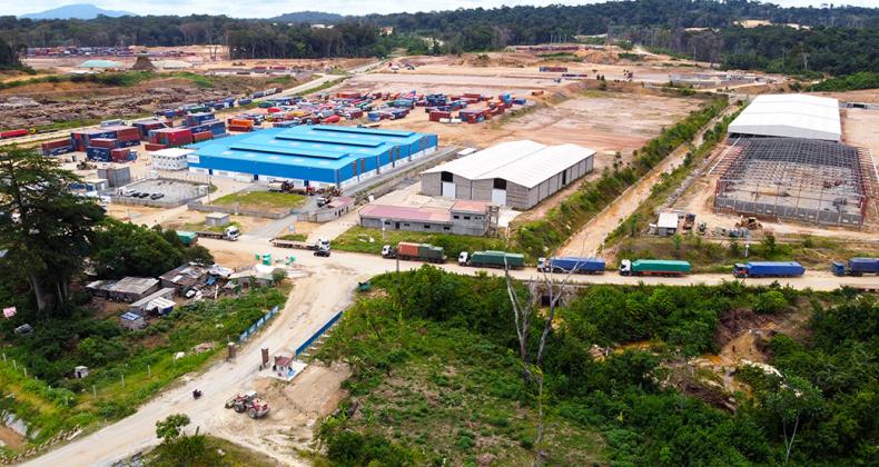 Zoom sur la ville de Kribi